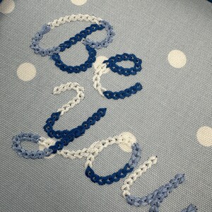 Colorful Bold Dense Chain Stitch FONT Machine Embroidery Designs in ...