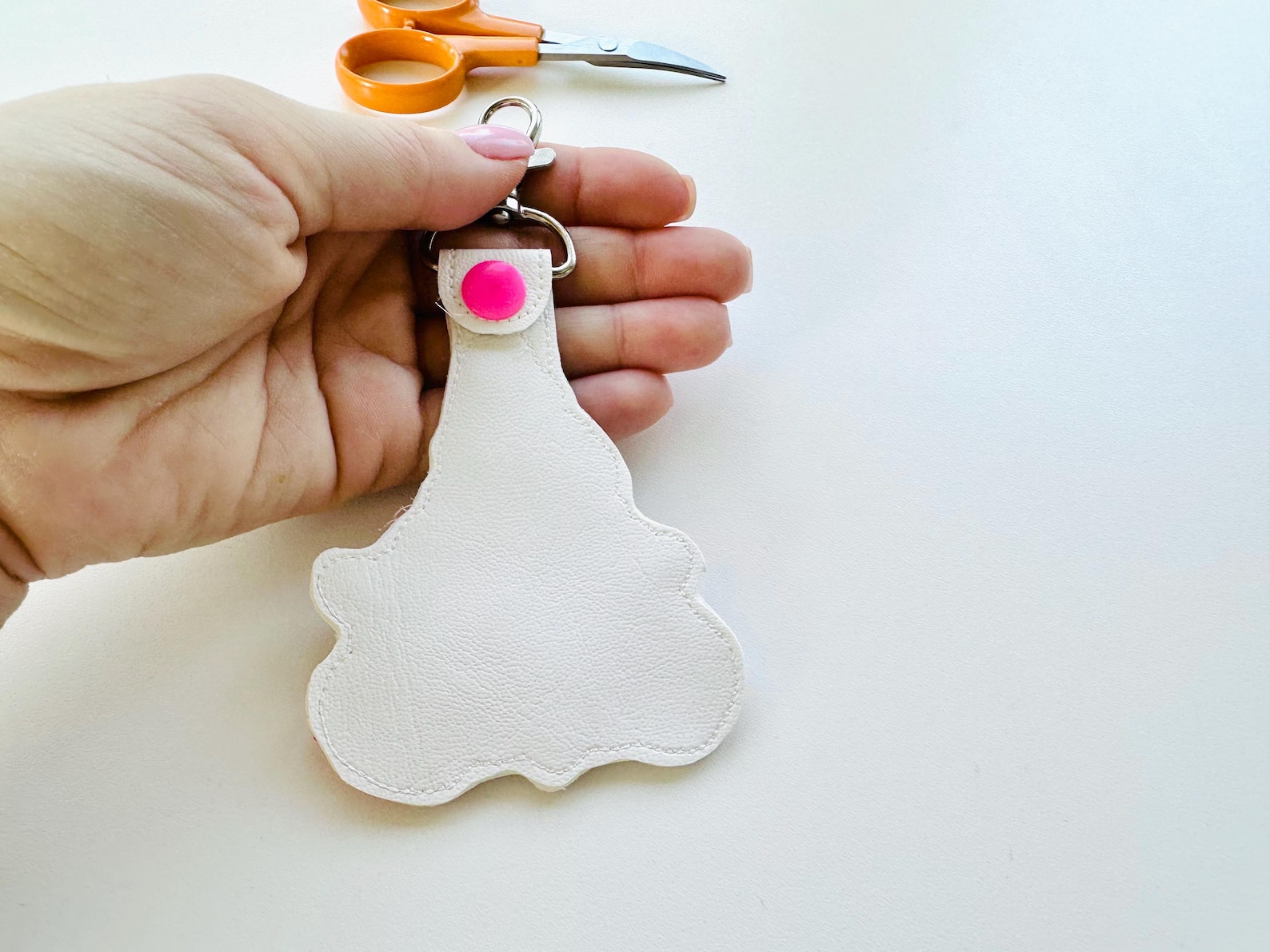 Floral Flower Garden and Butterfly Eyelet and Key Fob Snap Tab Fringed ...