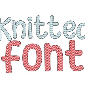 Knitted Effect Knit Sweater Stitch Font Texture Alphabet Monogram ...