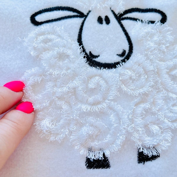 Lamb Embroidery - Etsy