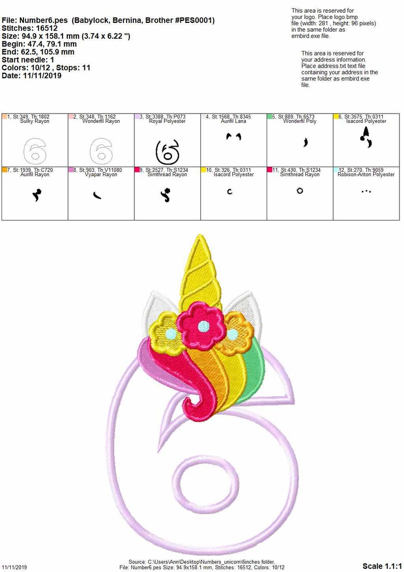 Unicorn Numbers With Flowers Crown Unicorn Birthday Numbers - Etsy