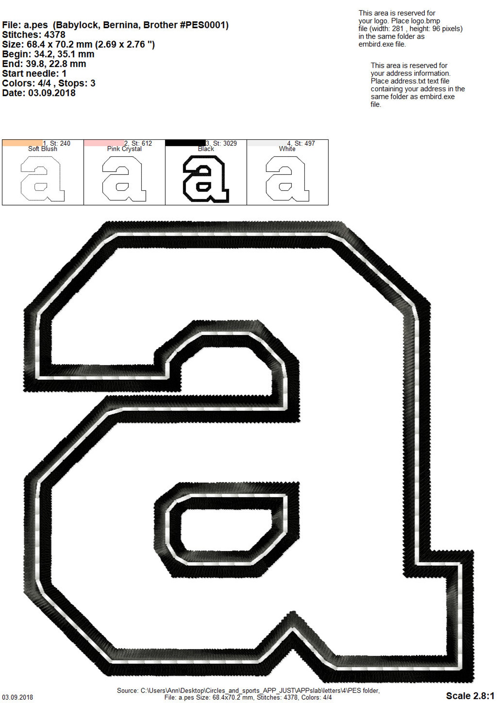 Block Athletic Collegiate Applique Sport Font Machine - Etsy