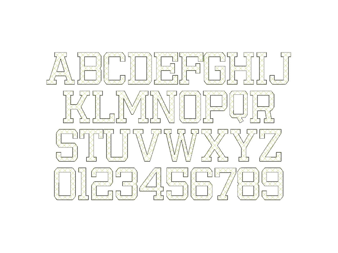 Light Stitch Diamond Glitter FONT Machine Embroidery Designs Assorted ...