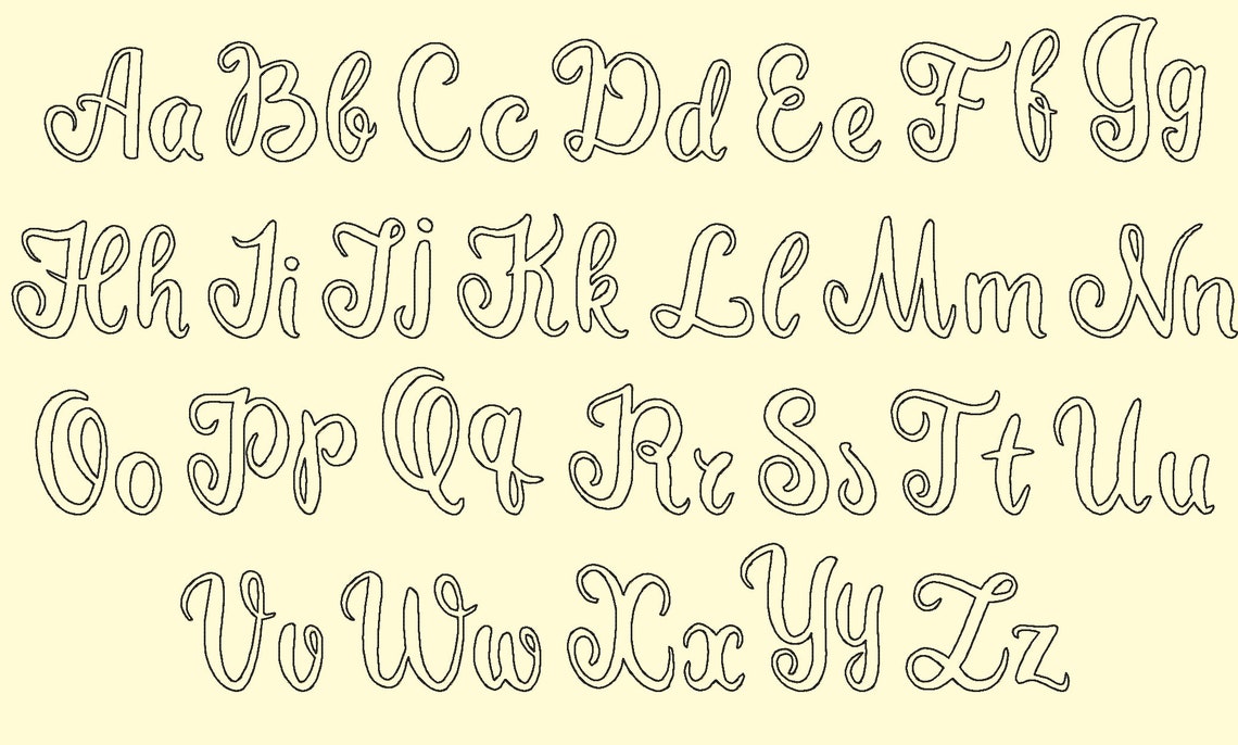 BX Included! Free Edge Raggedy Applique Alphabet Font Machine ...