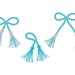 Tassels, Single Tassel SET of 3 Tassels Machine Embroidery Designs ...