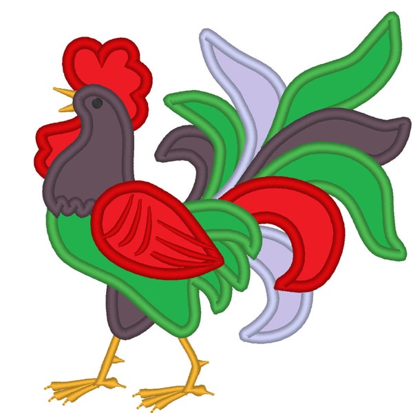 Rooster Embroidery Designs - Etsy