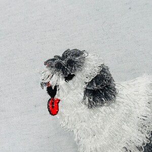 Sheepdog Fringe Dog Fluffy Chenille Puppy Machine Embroidery Designs ...