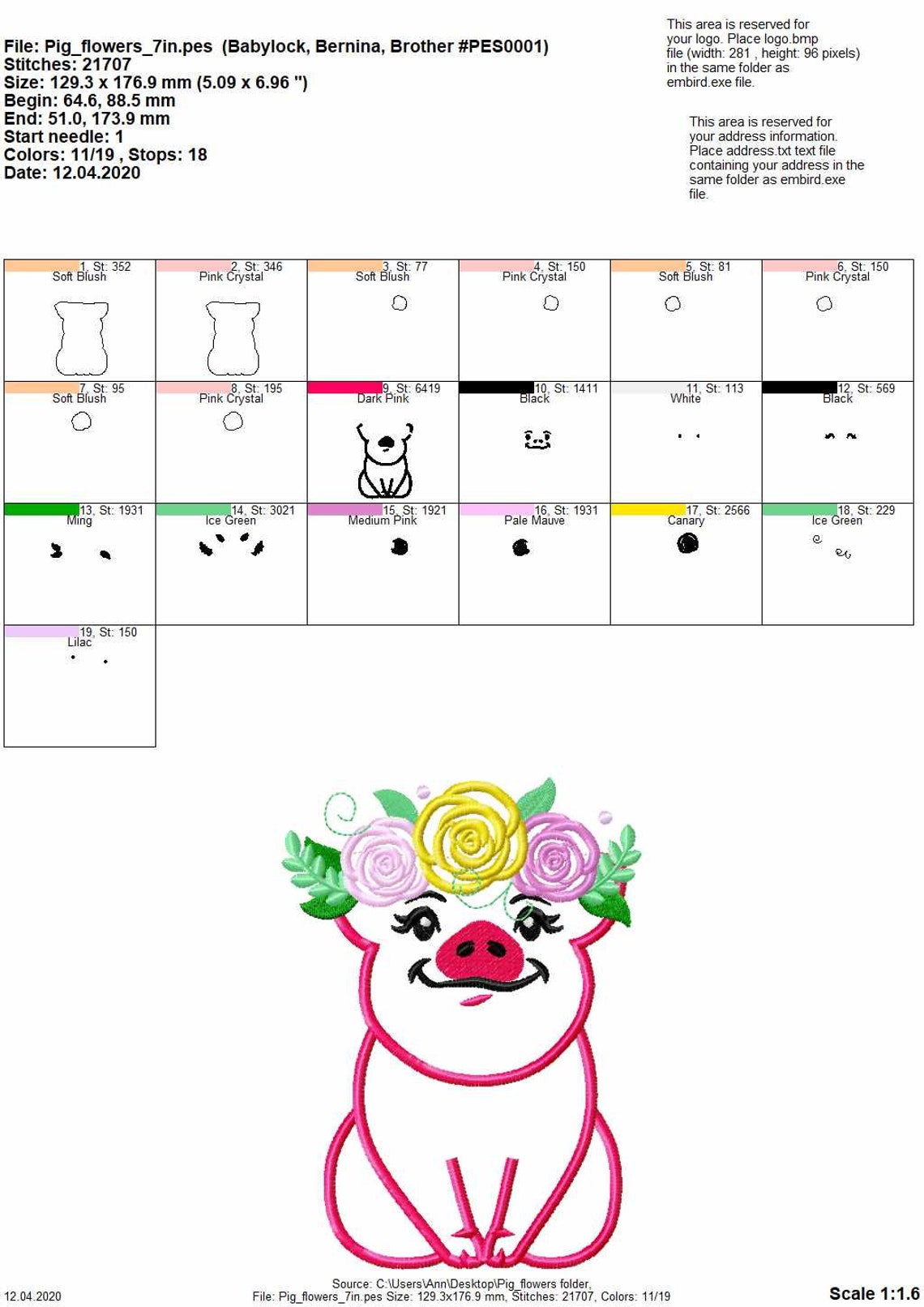 Piggie Pig Roses Floral Crown Awesome Pig Heifer Farm Girl - Etsy