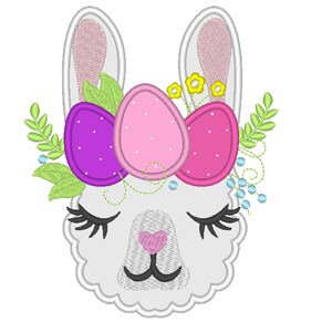 Easter Llama Alpaca, Triple Eggs, Three Eggs, Llama Alpaca Head With ...