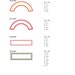 Arc Shape for Rocker - Machine Embroidery Applique Designs for Hoop 4x4 ...