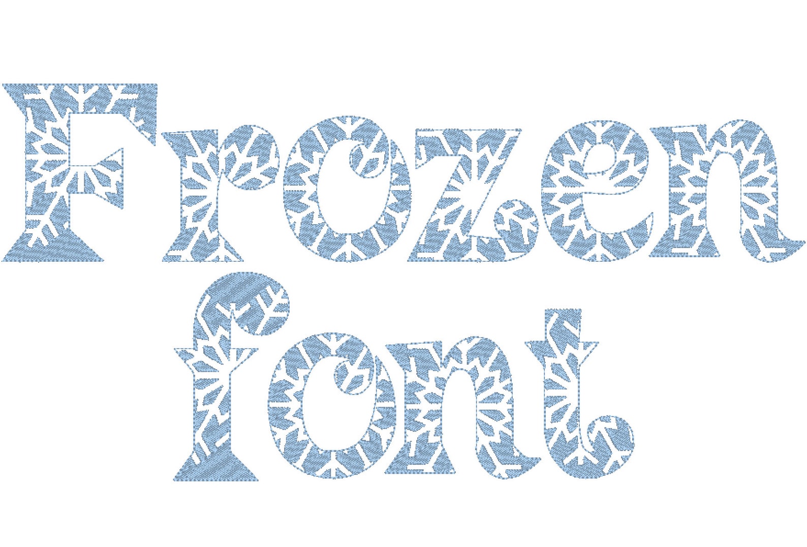 Frozen Font Machine Embroidery Designs cps Letters and | Etsy