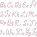 BX Included Free Edge Raggedy Applique Alphabet Font Machine Embroidery ...