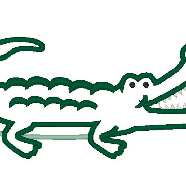 Alligator Applique - Etsy