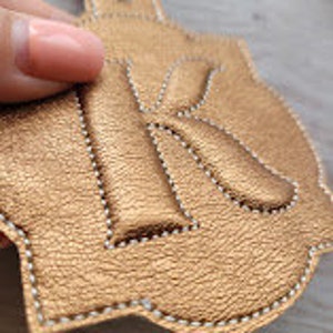 Special Puffy Puff 3d Foam Key Fob Snap Tab All Letters A up to Z in ...