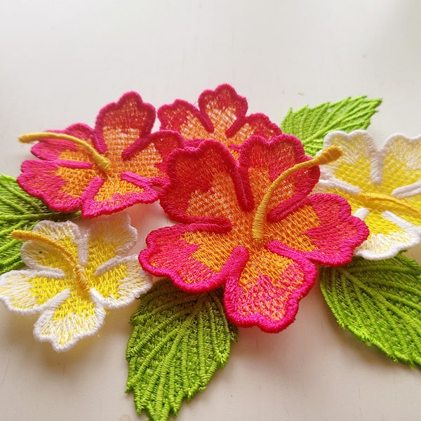 Machine Embroidery Flower Designs - Etsy