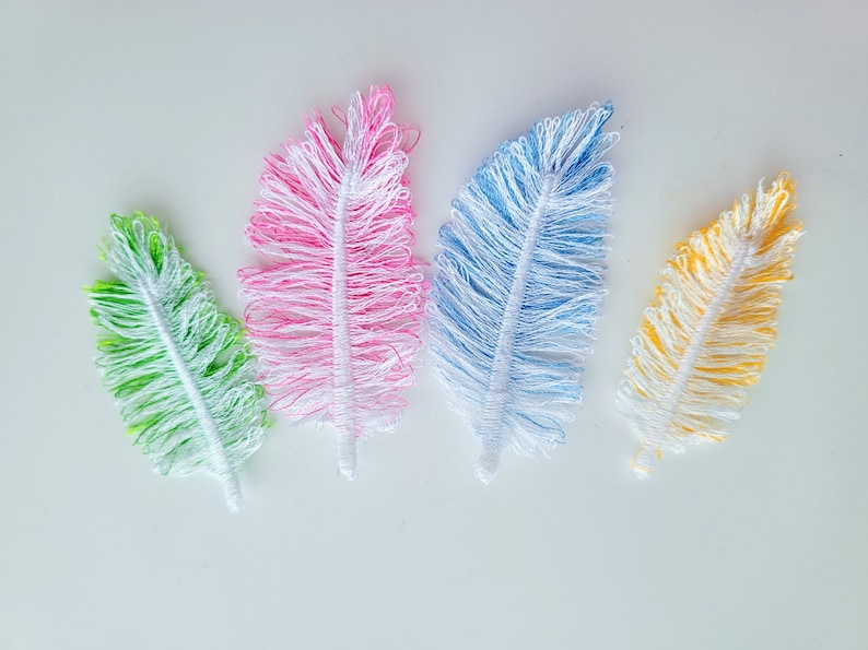 FSL Lace Feathers Fringed Feather Machine Embroidery Designs Assorted ...