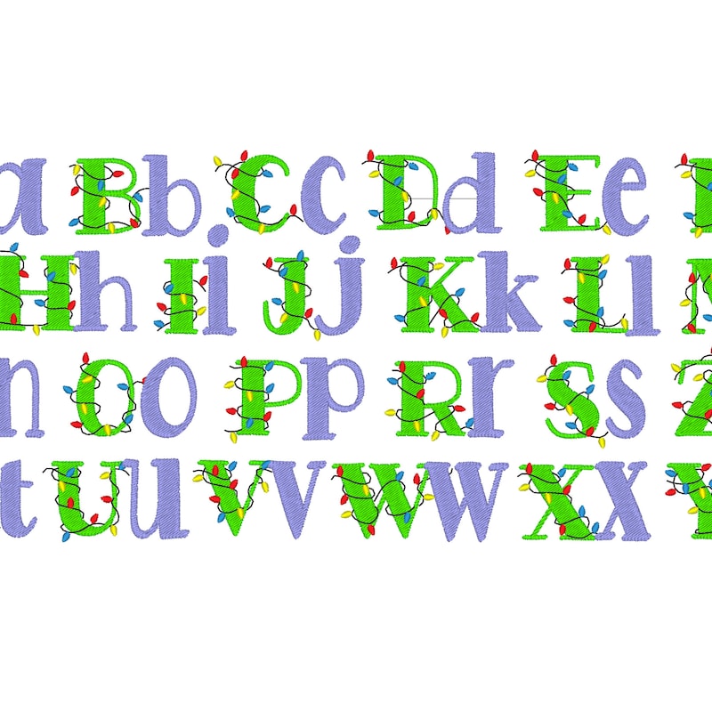 Merry Christmas Block Letters - Etsy