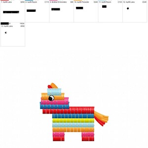 Colorful Piñata Fringed Fluffy Chenille Party Donkey Pinata Toy Machine ...