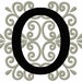 Regal Royal Classic Letter O Garden Flag Monogram Lace Swirl Block Font ...