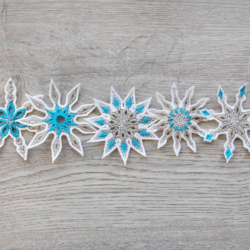 Lace Snowflakes - Etsy