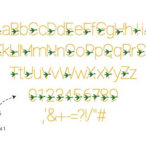 Satin Stitch Mallard Font Block Type Alphabet Monogram Machine ...