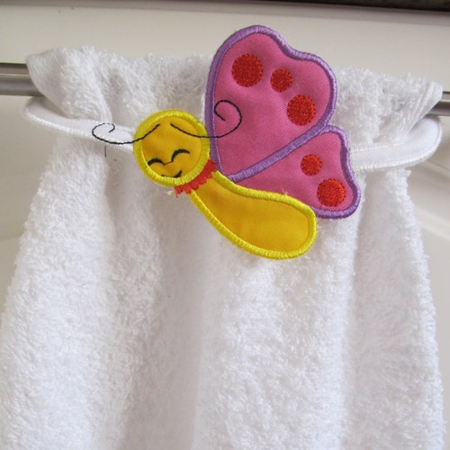 Rainbow Towel Topper Machine Embroidery Design ITH Project - Etsy