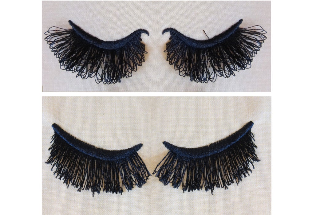 Fringed Fluffy Flare Lashes Soft Toy Doll Closed Eyes 2 Types Machine ...