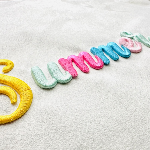 3d Puffy Font Letter - Etsy