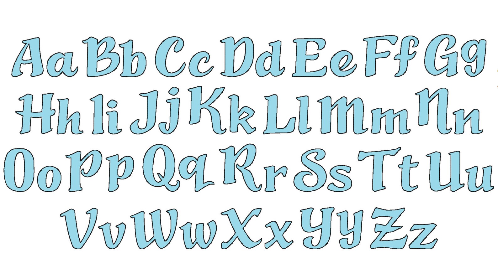 BX Included! Free Edge Raggedy Applique Alphabet Font Machine ...