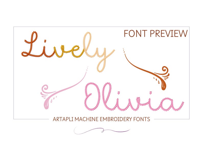 Extra Bold Chain Stitch FONT Thick Chain Machine Embroidery Designs ...