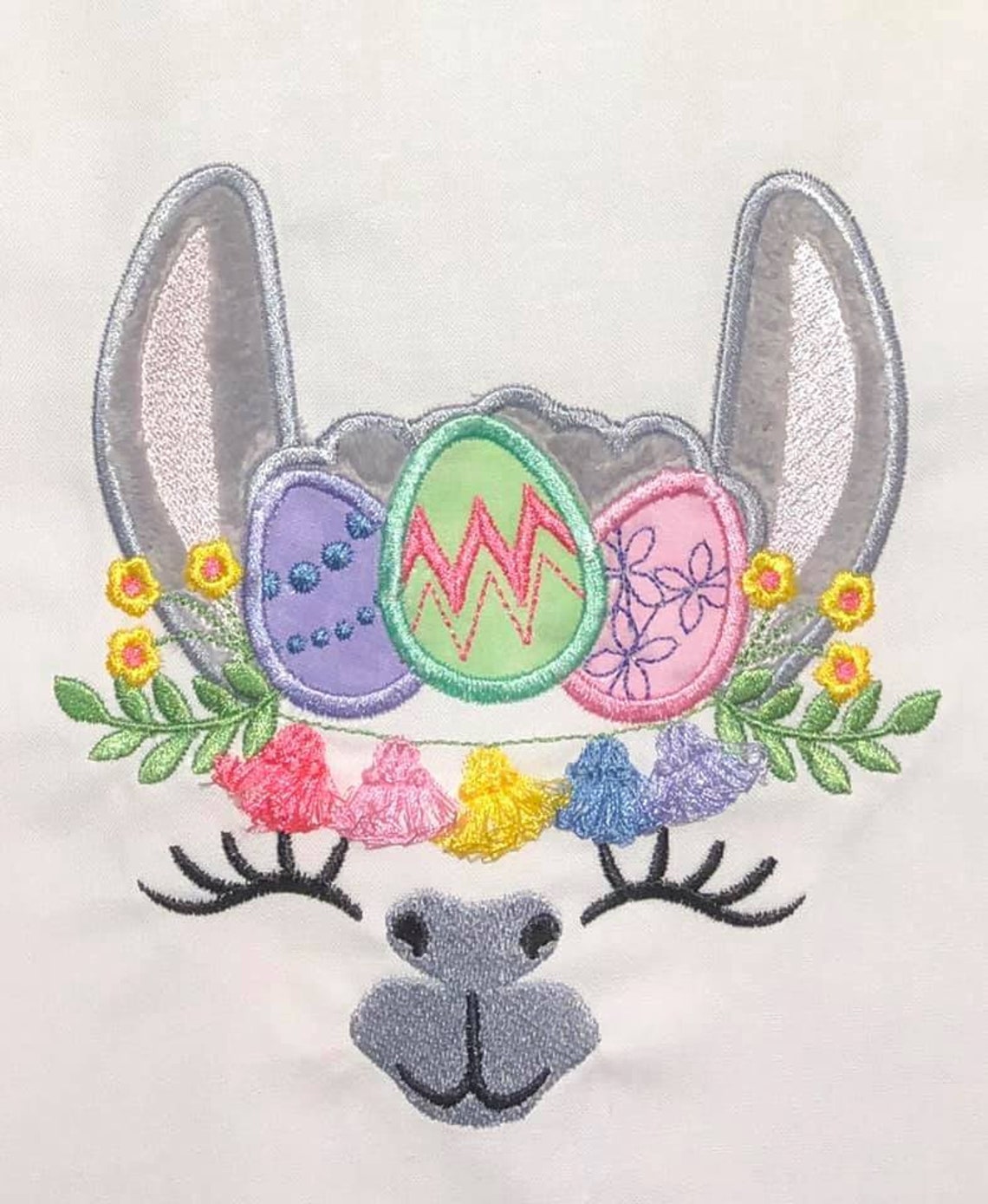 Easter Eggs Lama Tassels Face Tassel Llama Alpaca Face Head - Etsy