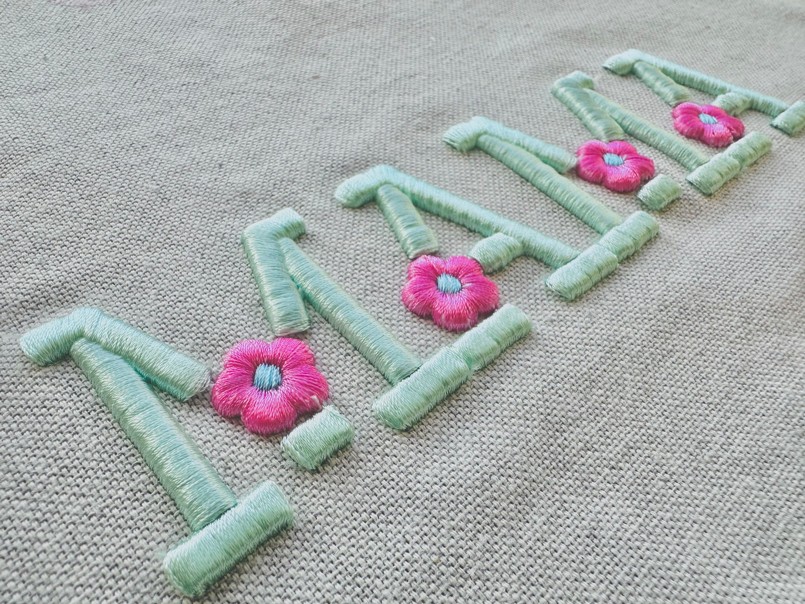 Floral Puff Embroidery Font Puffy Foam Machine Embroidery Designs 3D ...