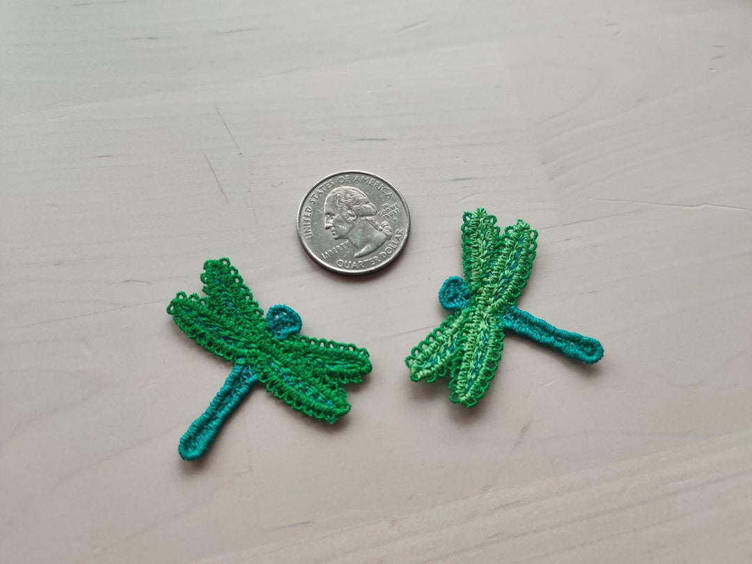 Mini Small Dragonfly Facemask, Mask Decoration FSL, Free Standing Lace ...