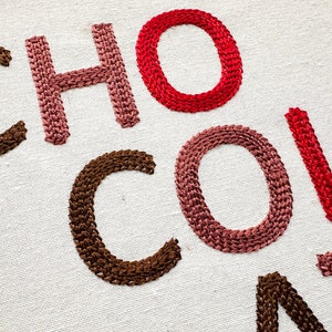 Mini Chain Font Hand Stitch Effect Chain Block Font Machine Embroidery ...