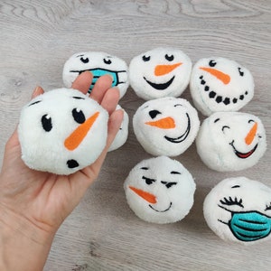 Snowball for Playing in Snow Fight ITH Embroidery, in the Hoop Machine ...