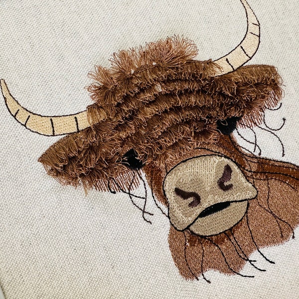 Cow Embroidery - Etsy