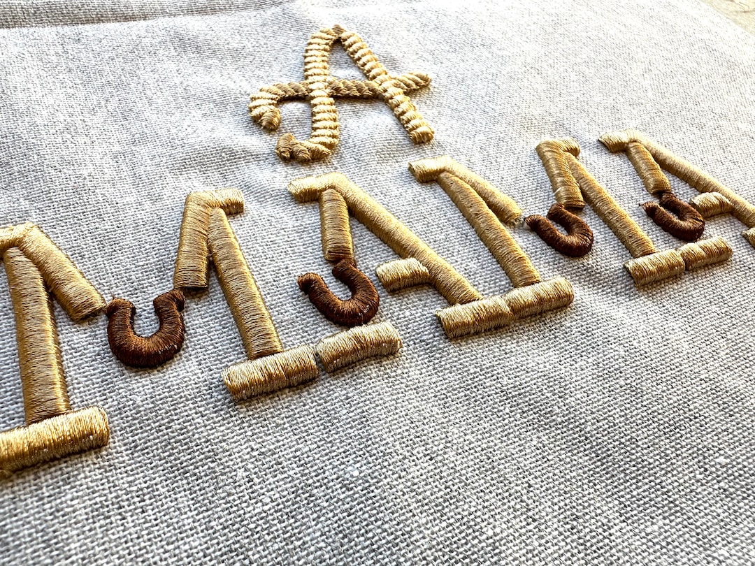 Puff Horseshoe Embroidery Font Machine Embroidery Designs 3D Raised ...