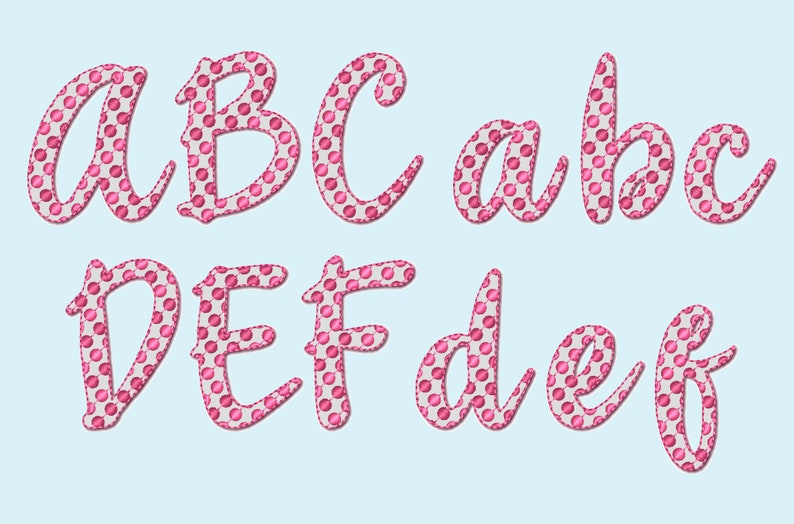 Polka DOT Minnie Mouse Kids Cursive Font Light Sketch Outline - Etsy