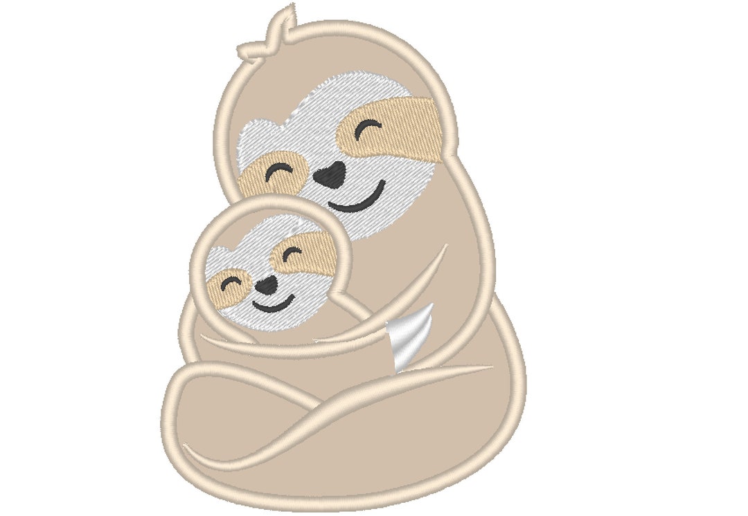 Little Sloth and Sloth Mom, Mommy and Me / or Big and Little Sister or ...