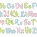 BX Included! Free Edge Raggedy Applique Alphabet Font Machine ...