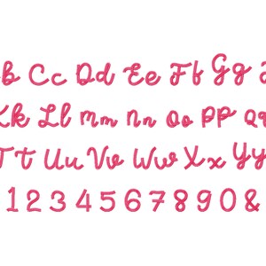 Queen Tiny Extra Secure & Fluff Fringed Handwriting Fluffy FONT Machine ...