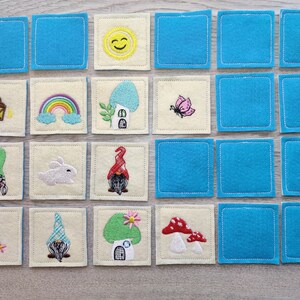 Memory Game "gnomes" Machine Embroidery Designs in the Hoop INSTANT ...