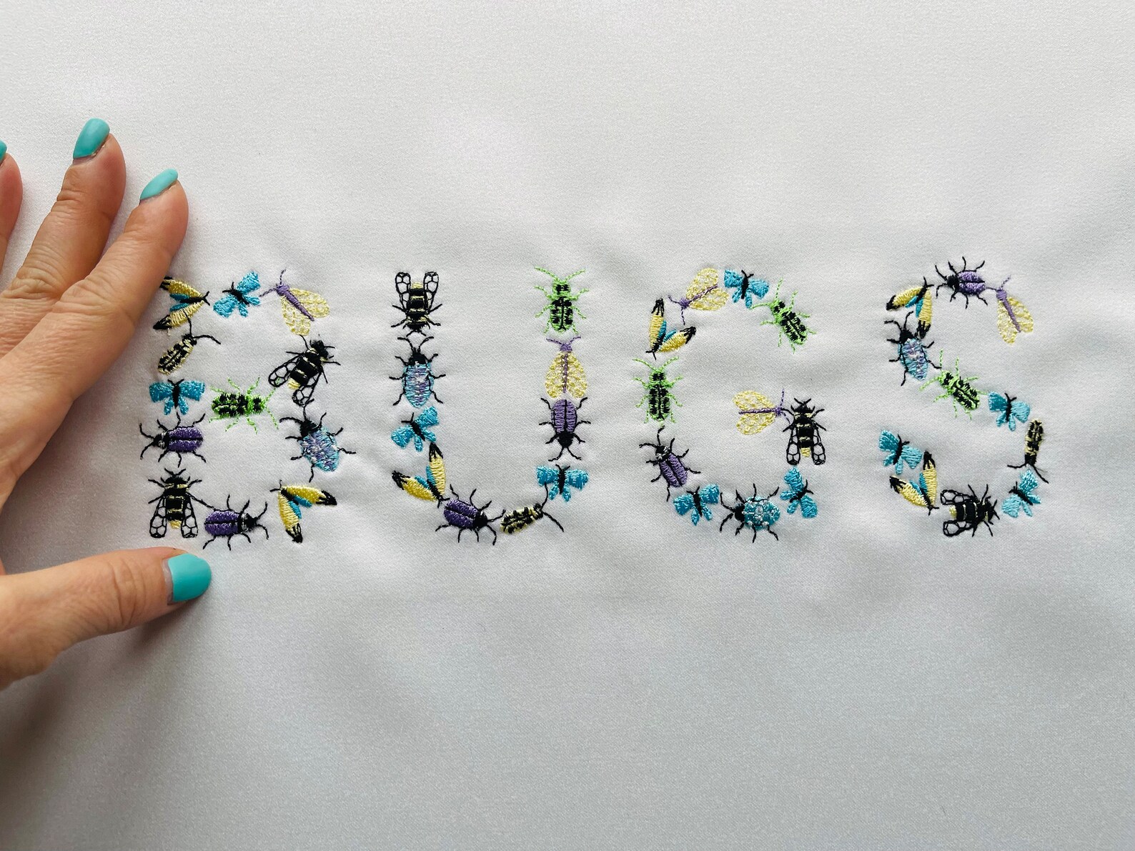 Spring BUGS Font Buggy Alphabet Uppercase Letters Monogram Machine ...