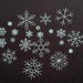 Micro Mini Small 16 Single Snowflakes Machine Embroidery Designs Files ...