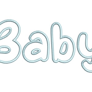 Baby Applique Font Machine Embroidery Applique Designs Monogram ...