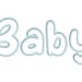 Baby Applique Font Machine Embroidery Applique Designs Monogram ...