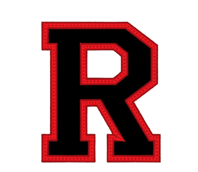 Varsity Collegiate Athletic Block Type Font Machine Embroidery Designs ...