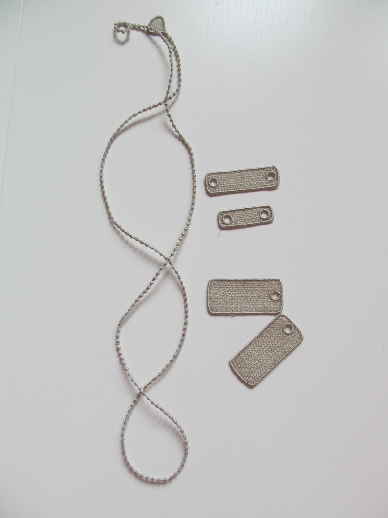 Army Dog Tags and Chain Silver Soldiers Army Style Metal Tag - Etsy