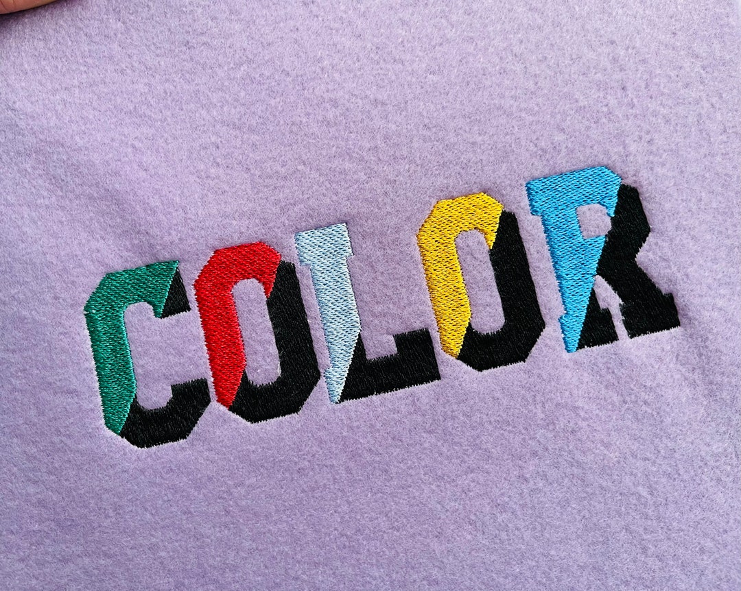 Varsity Collegiate Split Diagonal Fill Stitch 2 Color Font Machine ...