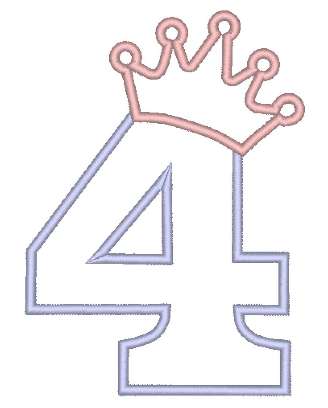 Cute Little Princess Birthday Crown Numbers Machine - Etsy